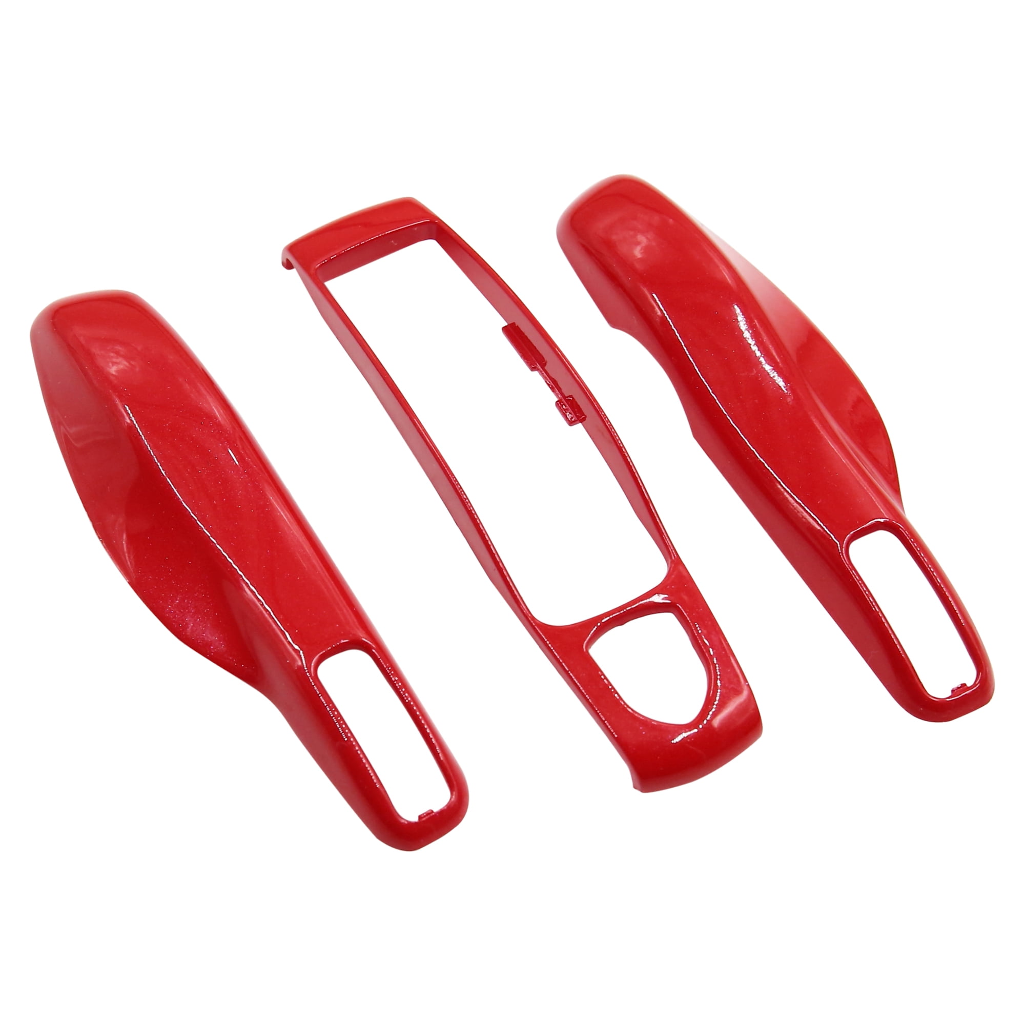 Unique Bargains 1 Set Red Car Remote Key Cover Key Fob ABS Case Key ...