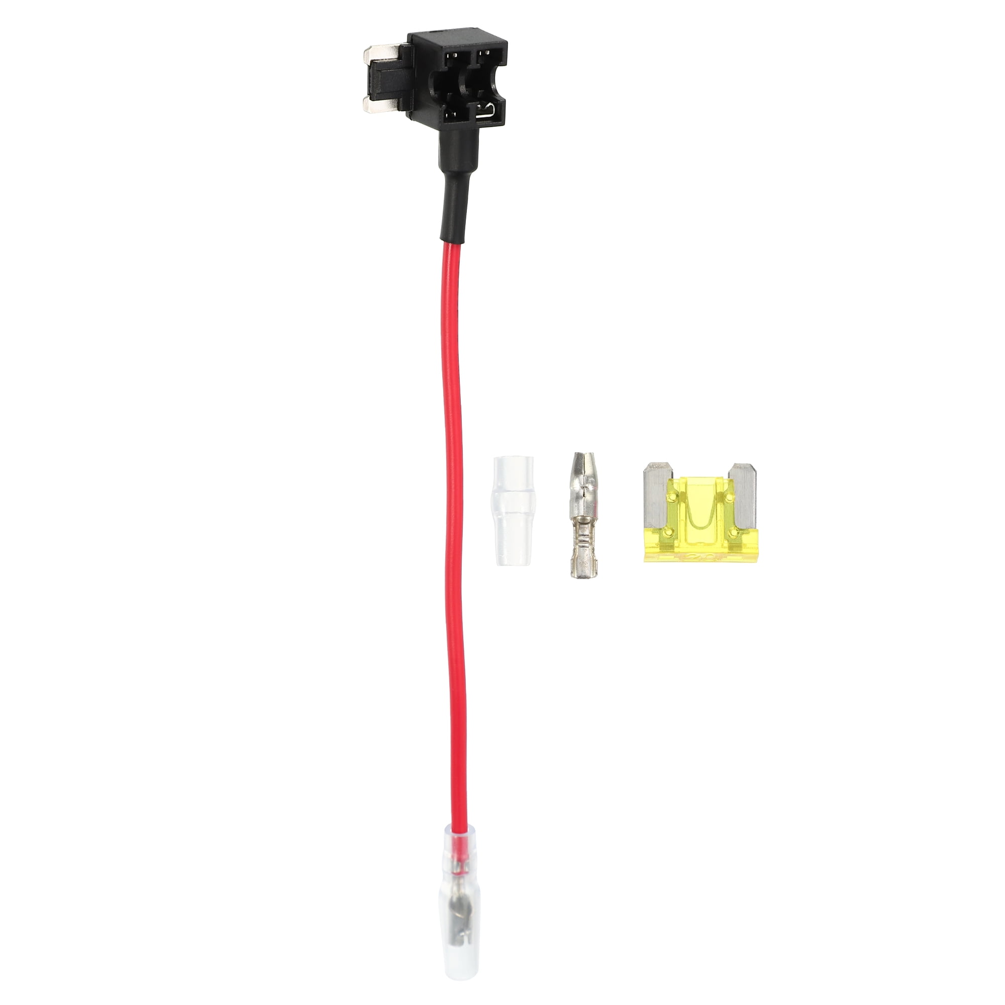 Unique Bargains 1 Set Universal 1pcs Car Fuse Tap Adapter 12V with 1pcs ...