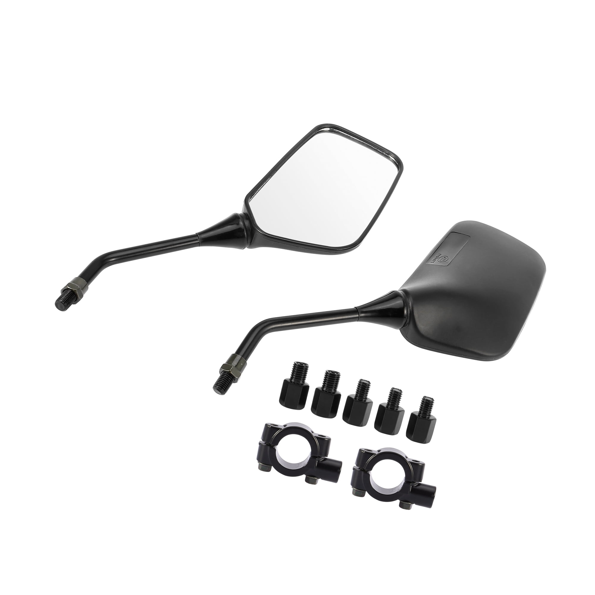 Bargains Universal Handlebar Clamp Scooter Rear View Side Mirrors ...