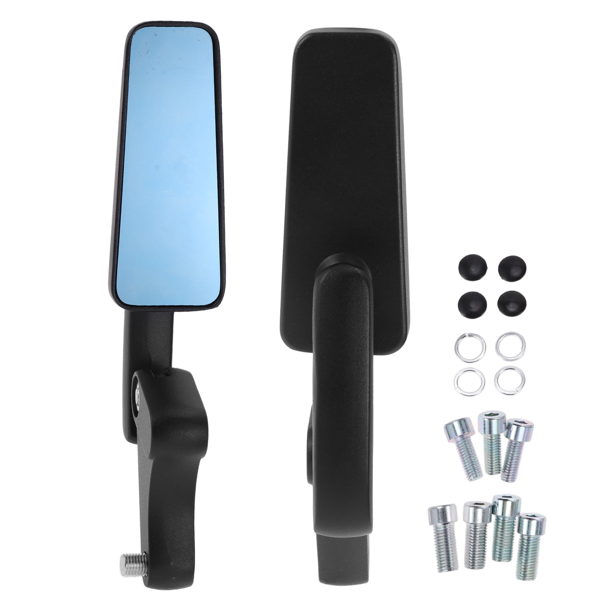 Unique Bargains 1 Set Universal Motorcycle Rear View Mirrors Adjustable ...