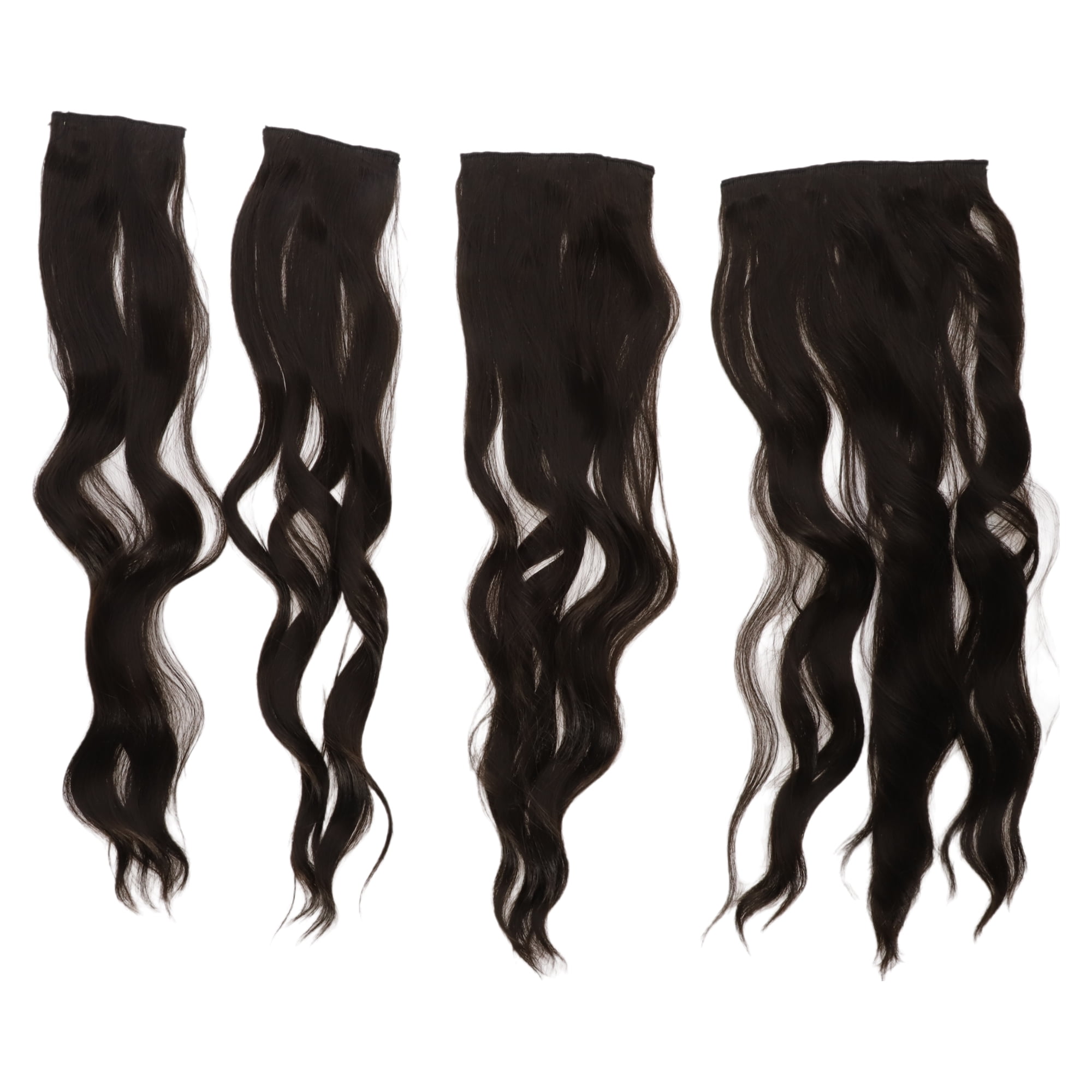 Unique Bargains 1 Set Water Ripple Curls Hair Extensions High ...