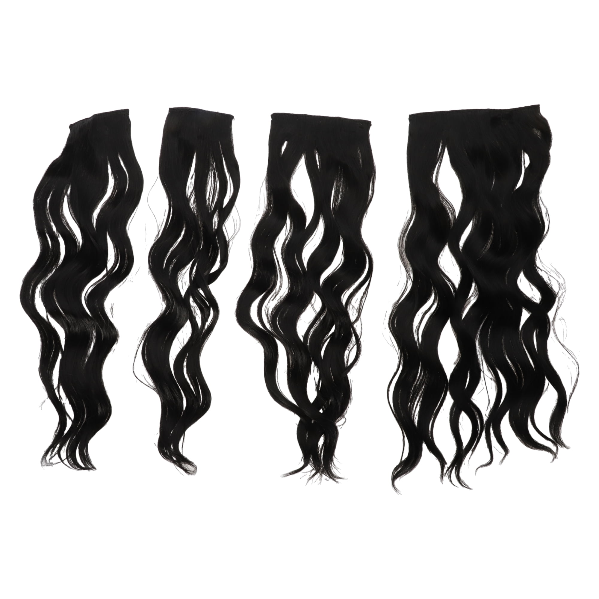 Unique Bargains 1 Set Water Ripple Curls Hair Extensions High ...