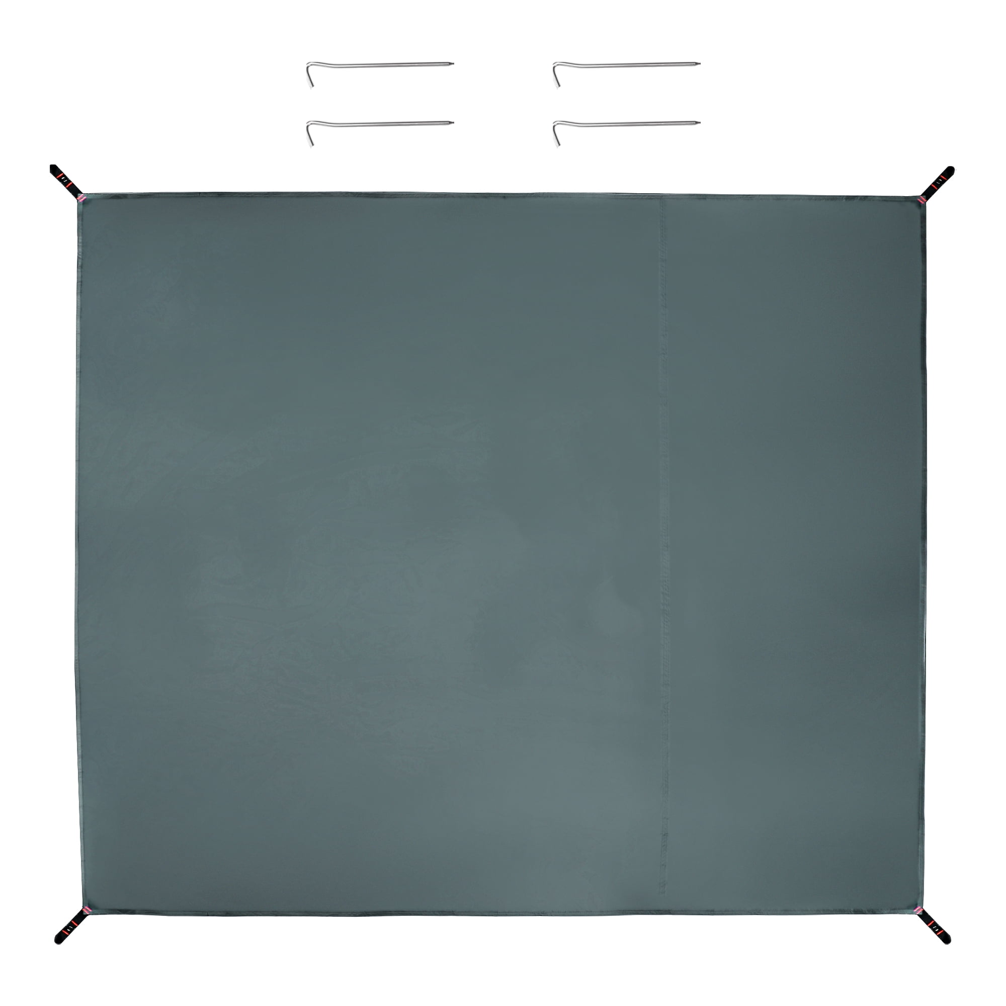 Unique Bargains 1 Set Waterproof Tent Tarp with Ground Nail Tent Floor ...