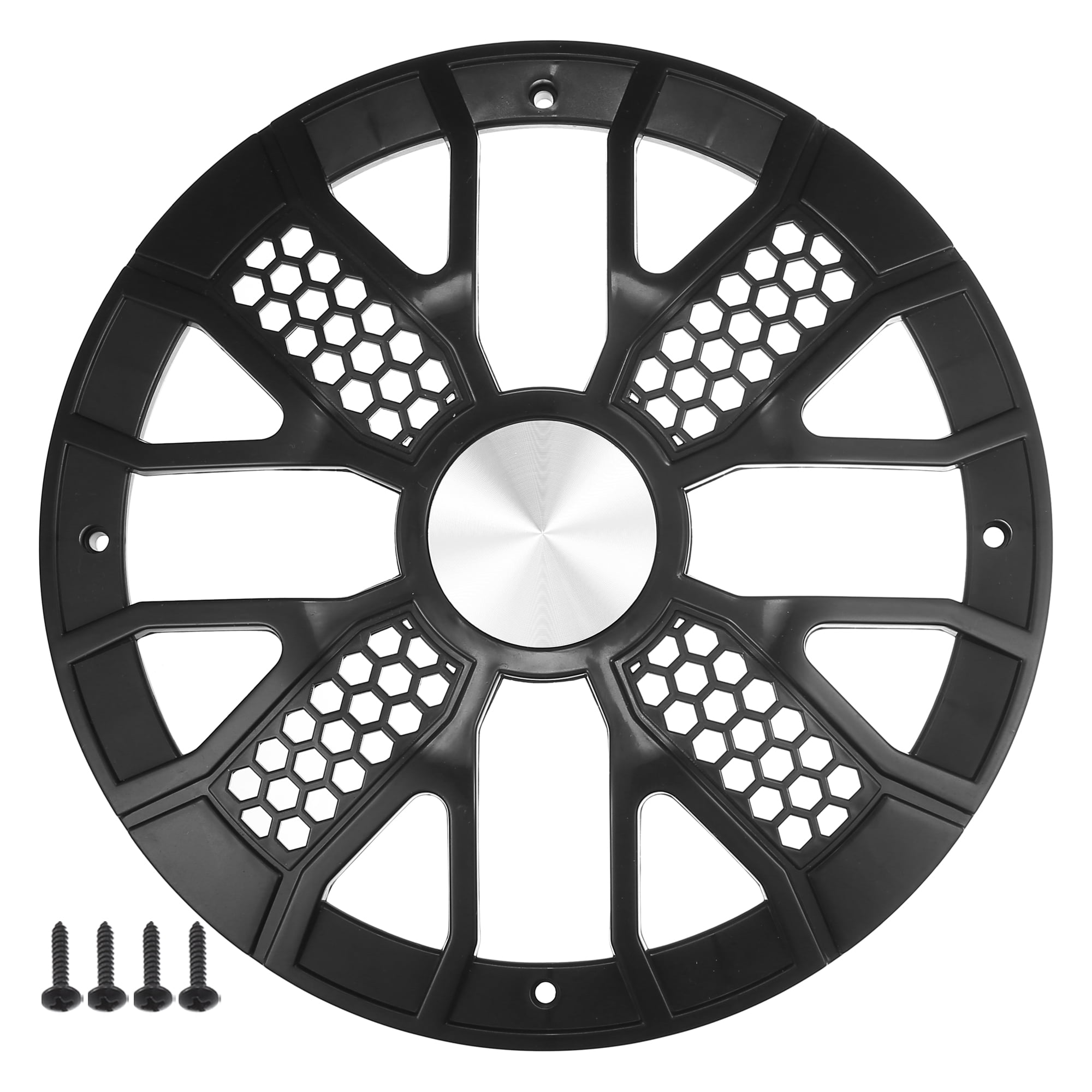 Unique Bargains 10" Car Speaker Grills Cover Mesh Round 10 Inch Audio ...