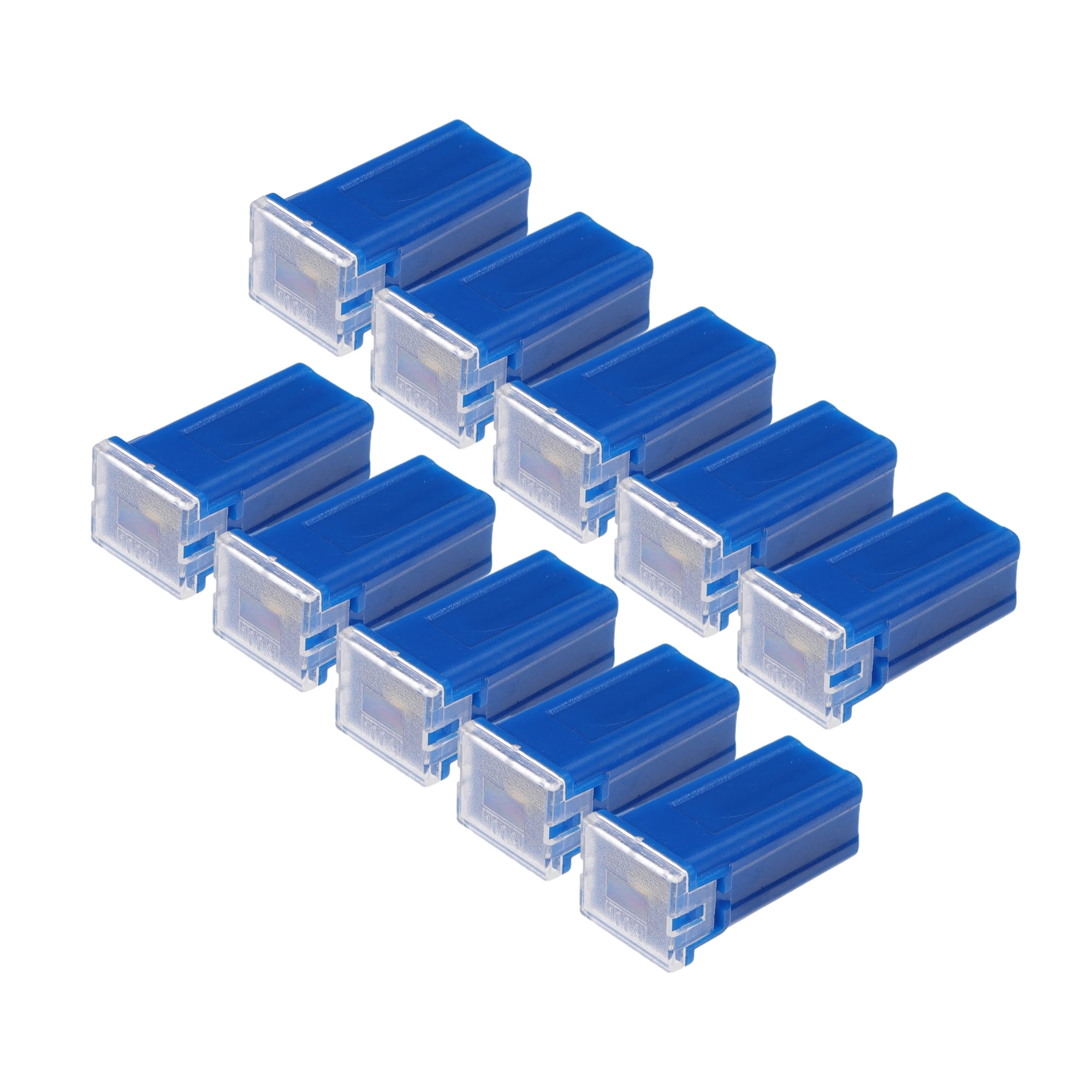 Unique Bargains 10 Pcs 100A Micro Cartridge Fuses Engine Inner FMM M ...