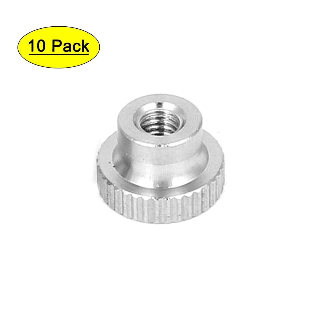 Unique Bargains 10 Pcs M4x12mm 304 Stainless Steel Leveling Knurled ...