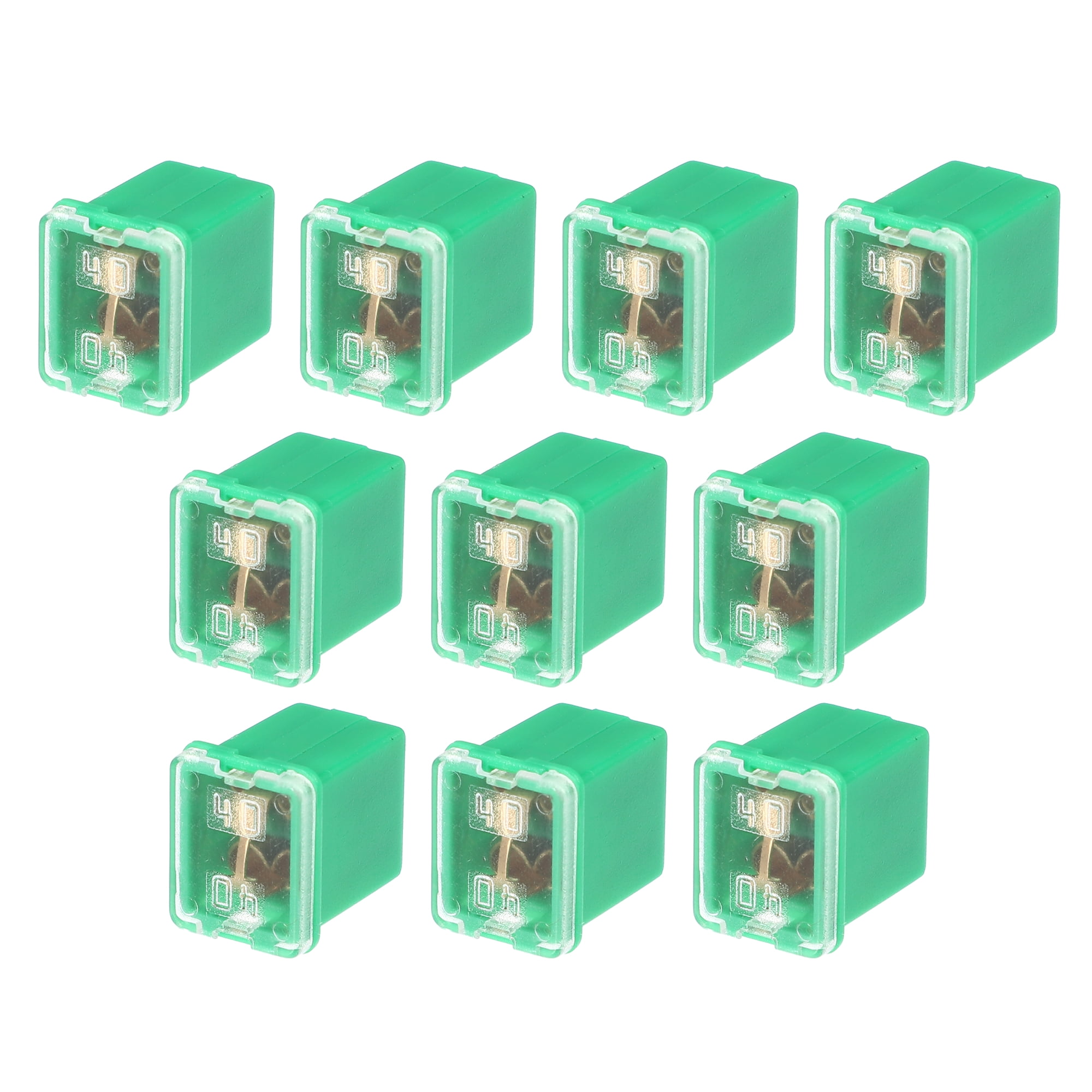 Unique Bargains 10 Pcs Mini Box Shaped Fuse 40 Amps Universal for ...
