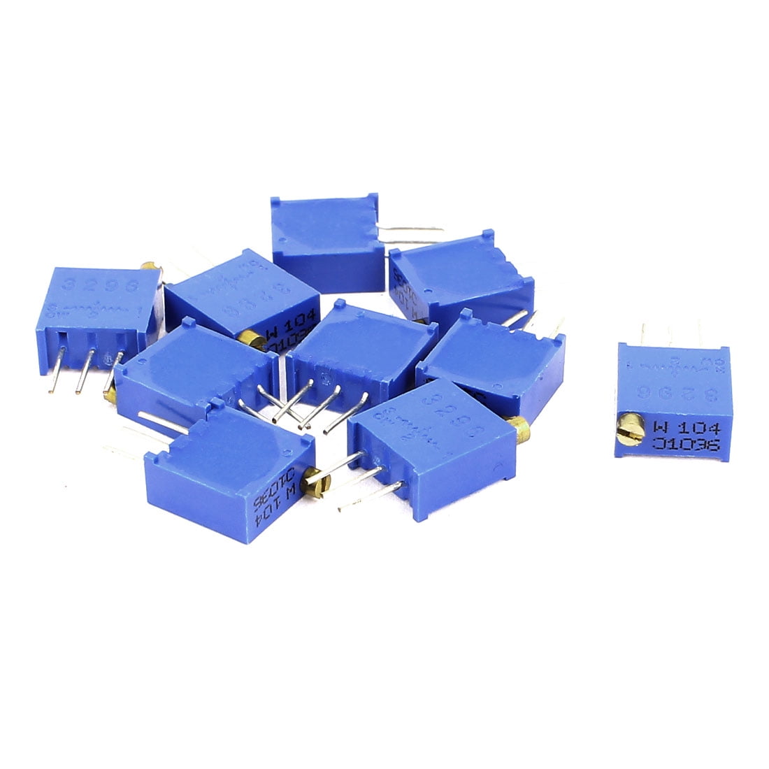 Unique Bargains 10 Pcs Potentiometer Trimmer Variable Resistor ...