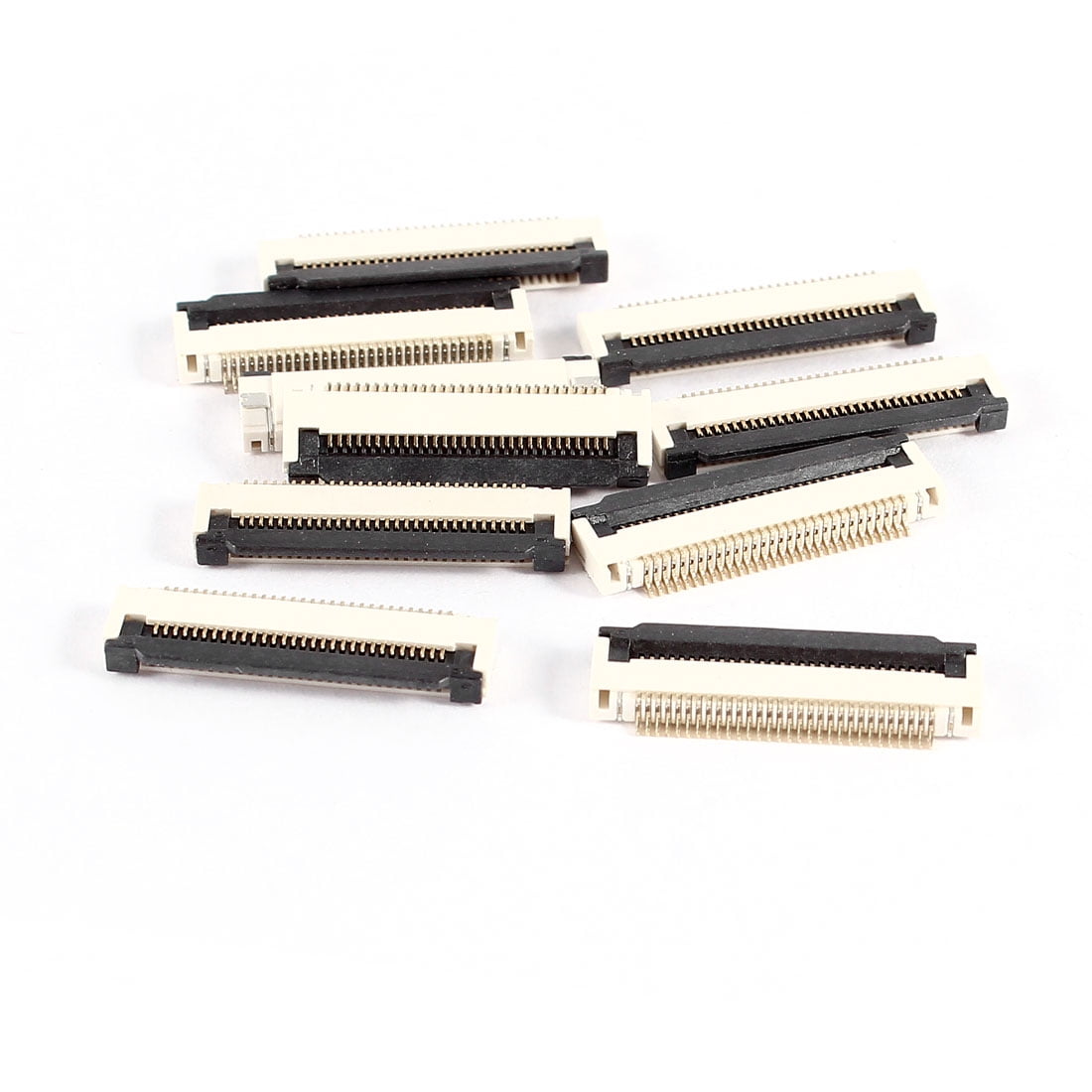 Unique Bargains 10 Pcs Single Row Bottom Connect 0.5mm Pitch 30 Pin FPC ...