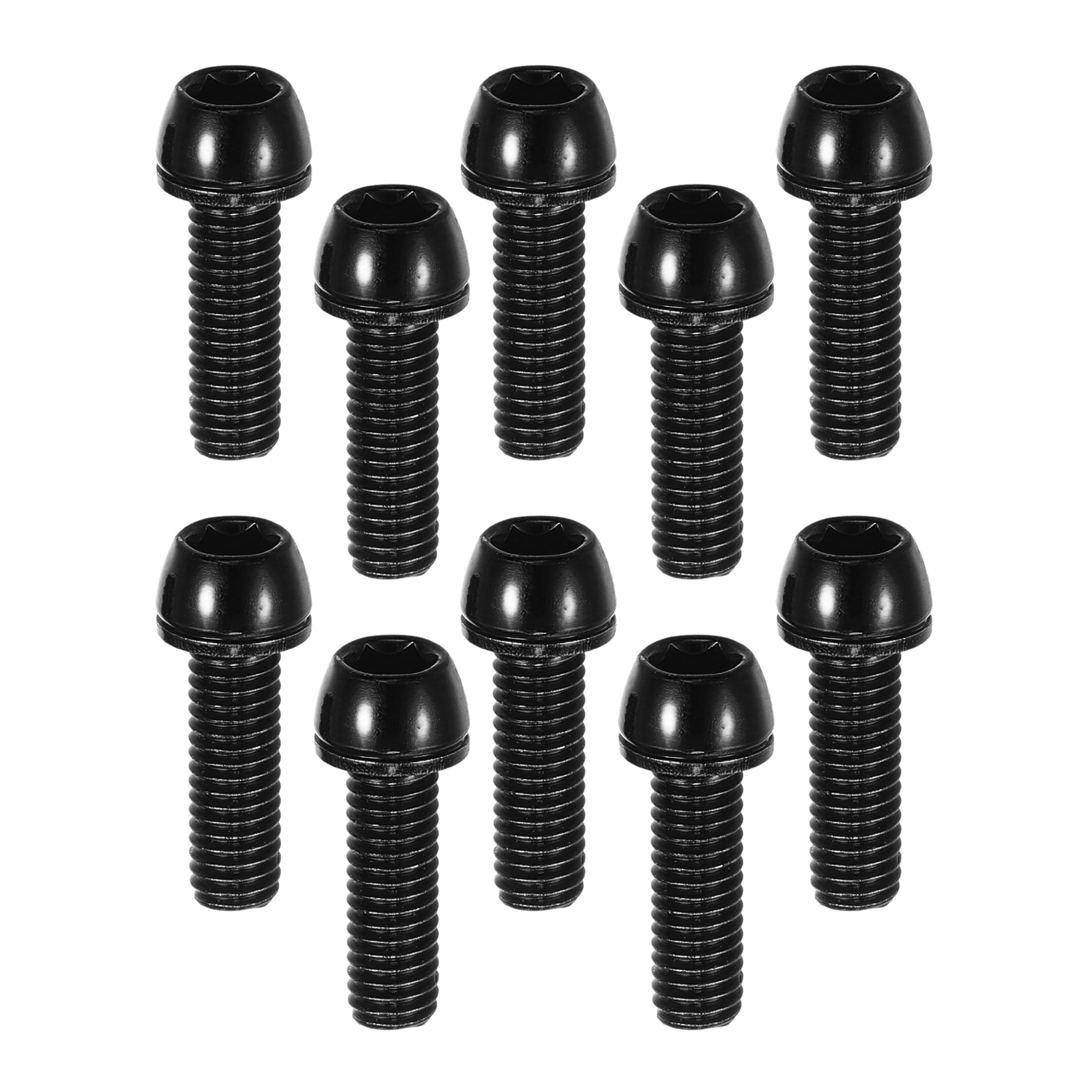 Unique Bargains 10 Pcs Tapered Bolts Screws for MTB Bike Bicycle Stem ...