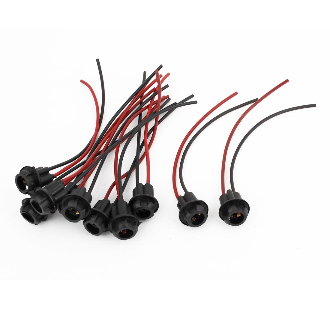 Unique Bargains 10 Pcs W5W T10 Bulb Brake Signal Light Lamp Sockets ...