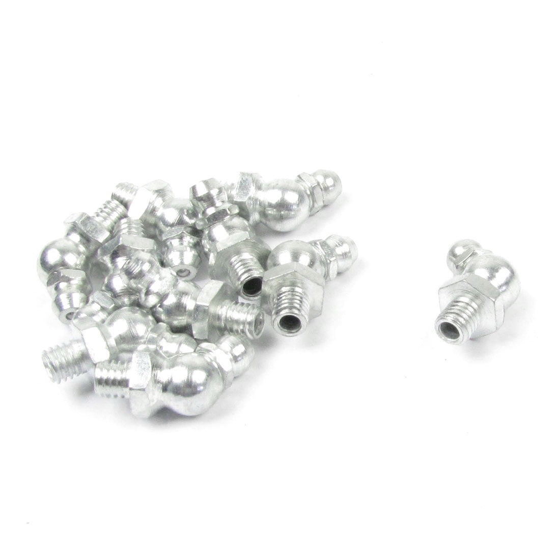Unique Bargains 10 Pieces 6mm Thread 45 Degree Angle Metal Grease ...