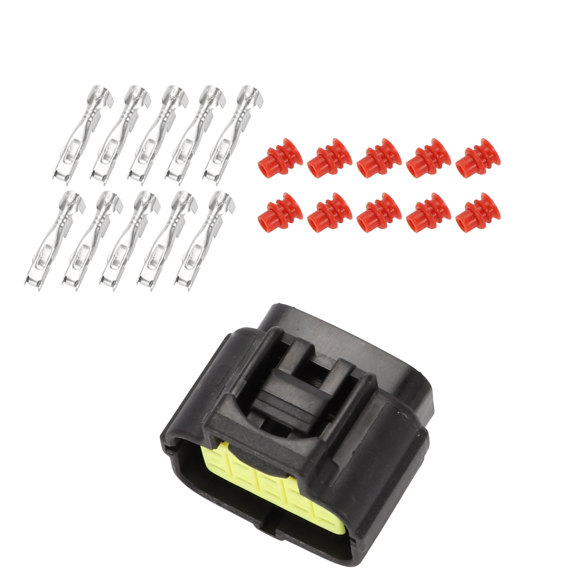 Unique Bargains 10 Pin Display Monitor Instrument Connector Plug Female ...