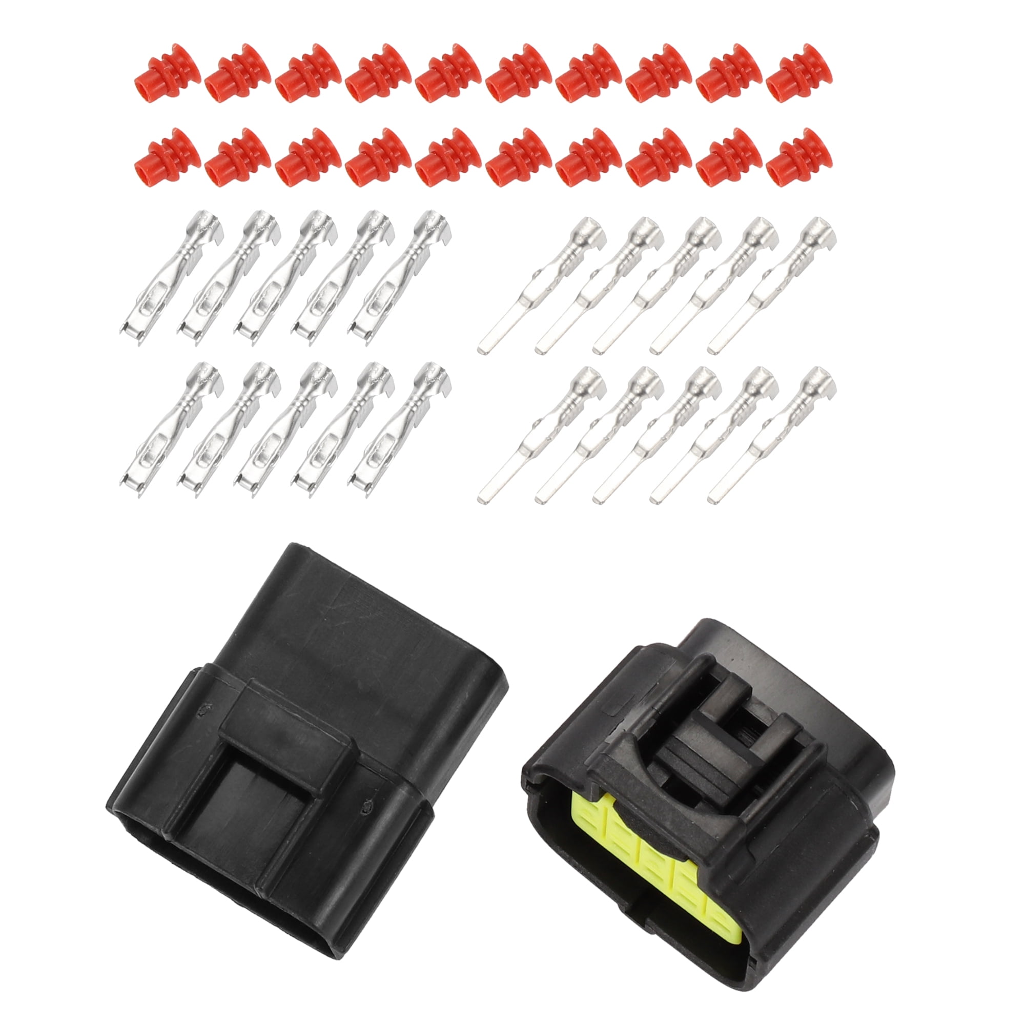 Unique Bargains 10 Pin Display Monitor Instrument Connector Plug Male ...