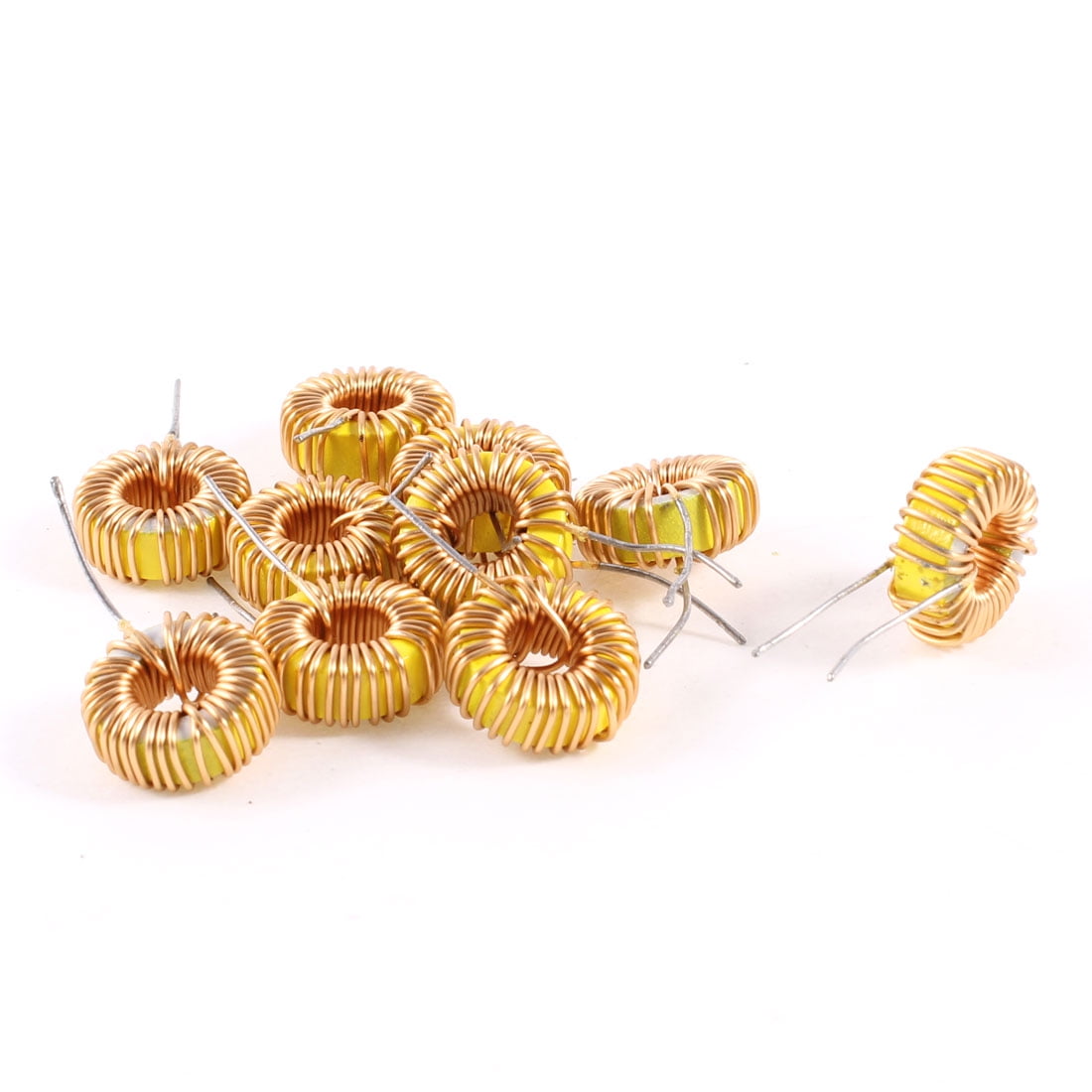 Unique Bargains 10 x Ferrite Core Toroid Toroidal Inductor 33uH 34mOhm ...