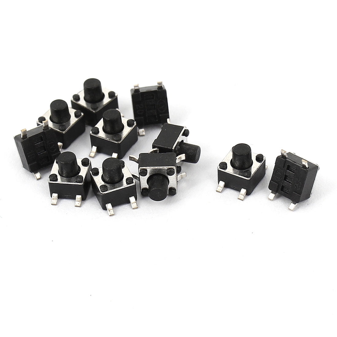 Unique Bargains 10 x Momentary Tact Tactile Push Button Switch Surface ...