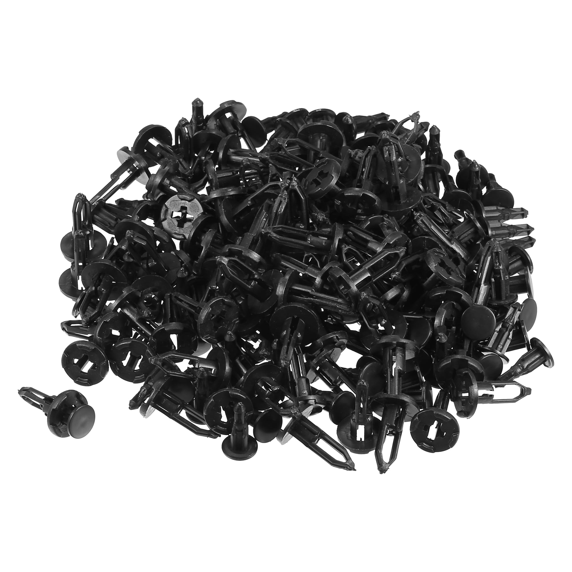 Unique Bargains 100 Pcs Car Front Bumper Retainers Clips Push Type ...