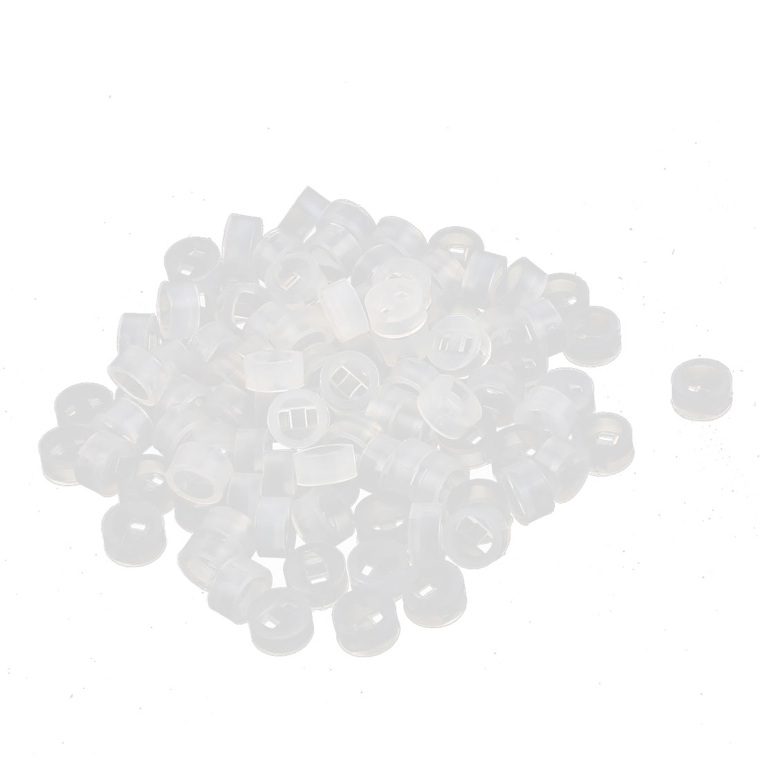 Unique Bargains 100 Pcs Nylon Cylinder LED Spacer Holder Support 3mm x ...