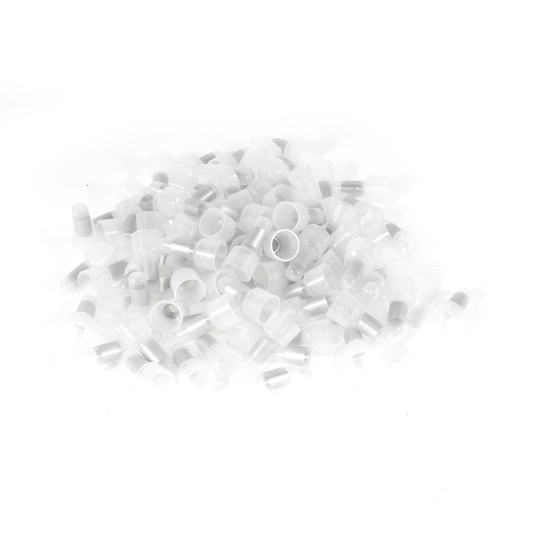 Unique Bargains 100 x CE5 AWG12-10 White Plastic Crimp Closed End Wire ...