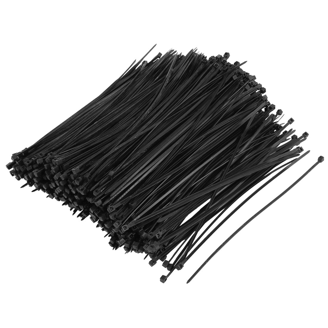 Unique Bargains 1000pcs Plastic Self Locking Reusable Cable Zip Ties ...
