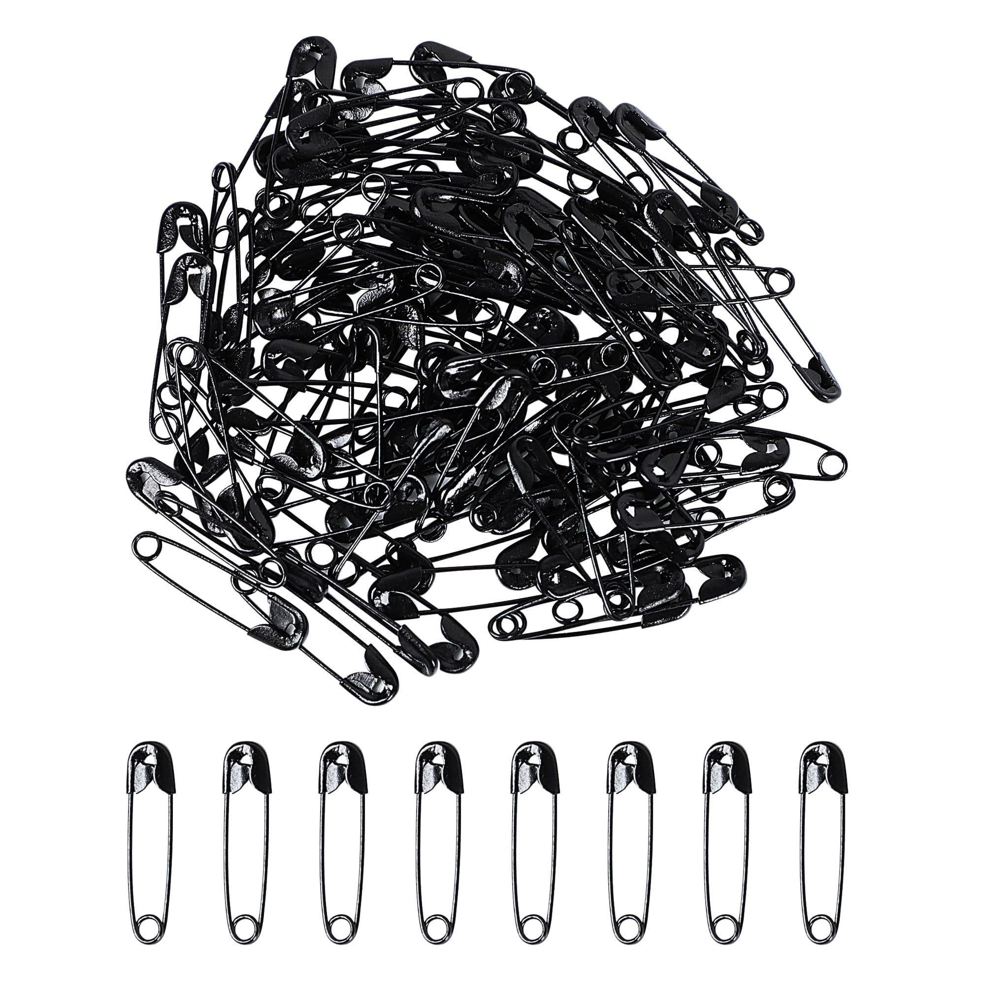 Unique Bargains 100PCS Safety Pins, Small Safety Pins, 0.8 x 0.2 Inch ...