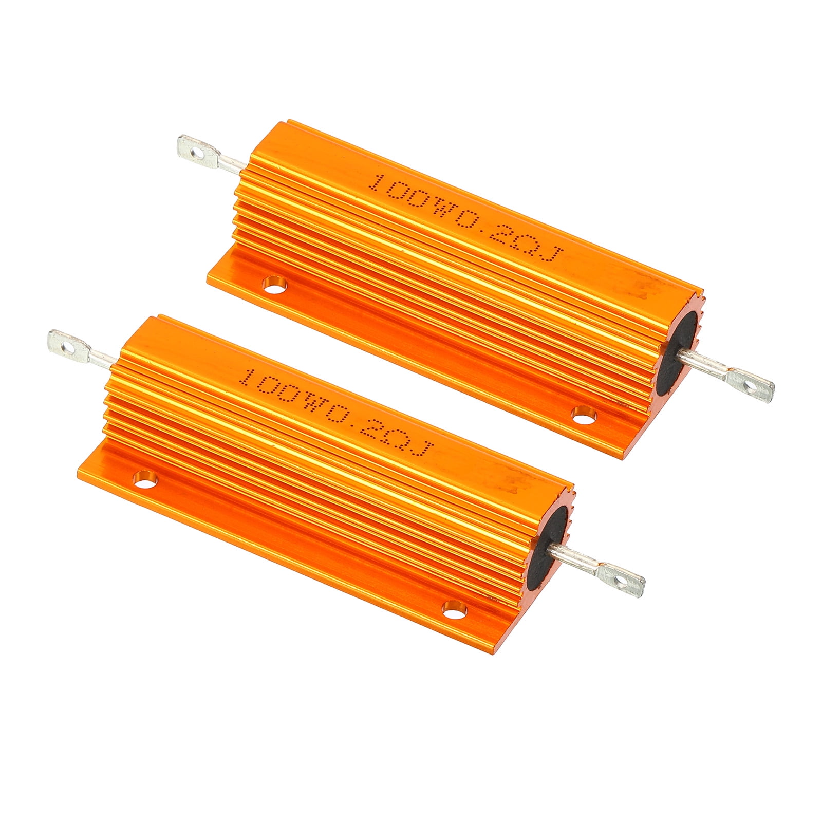 Unique Bargains 100W 0.2 Ohm Aluminum Shell Resistor Housing Resistor ...