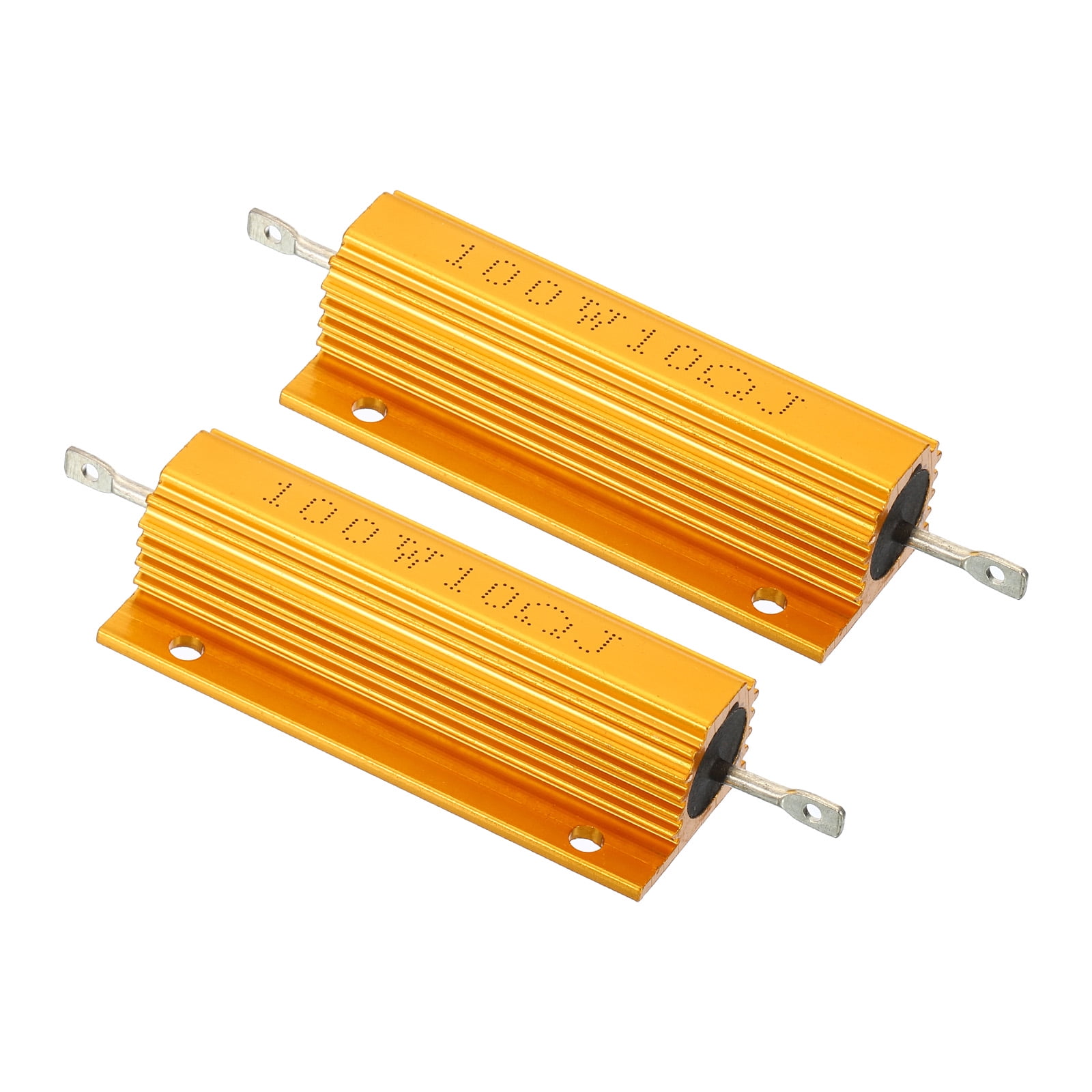 Unique Bargains 100W 10 Ohm Aluminum Shell Resistor Housing Resistor ...