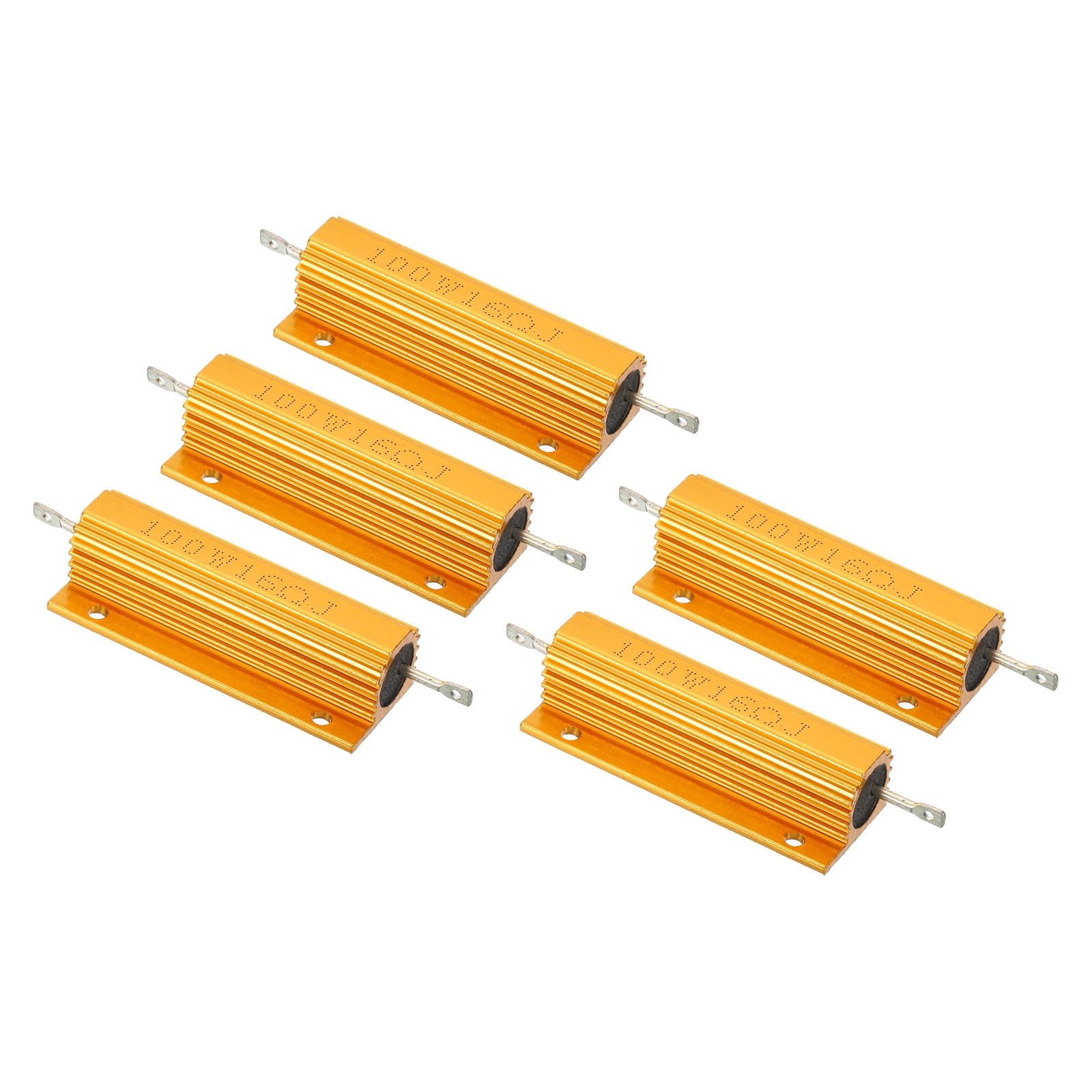 Unique Bargains 100W 16 Ohm Aluminum Shell Resistor Housing Resistor ...