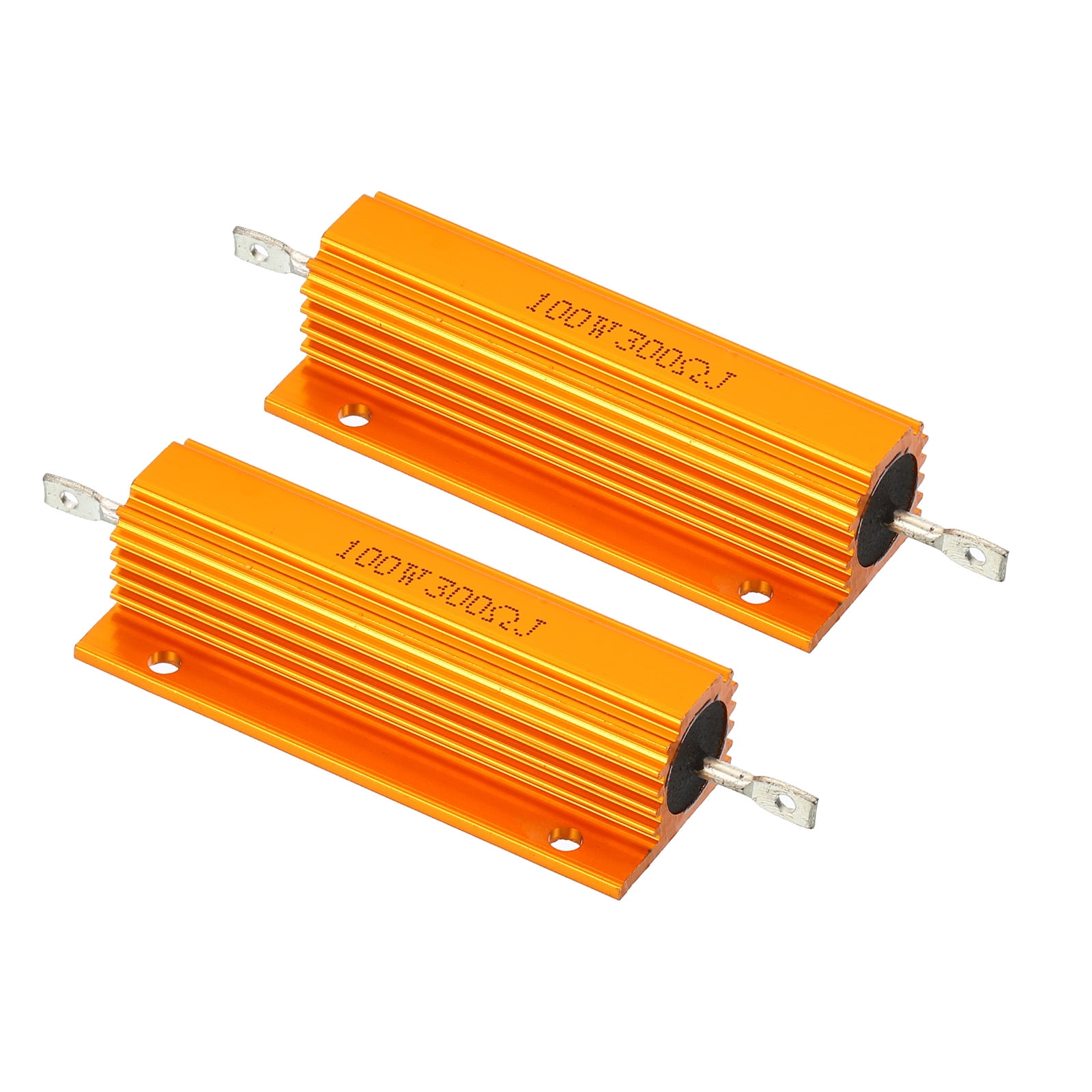 Unique Bargains 100W 300 Ohm Aluminum Shell Resistor Housing Resistor ...