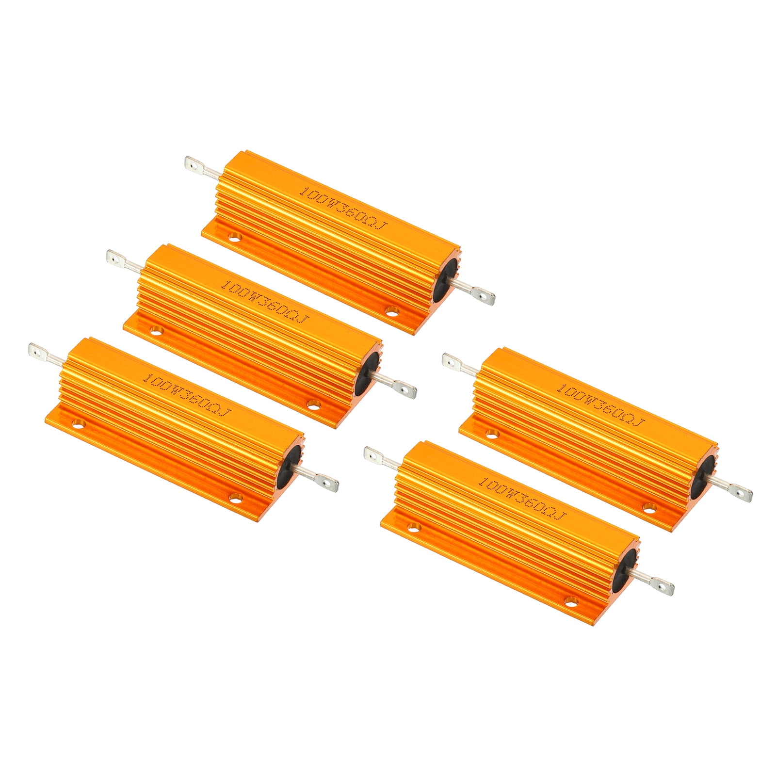 Unique Bargains 100W 360 Ohm Aluminum Shell Resistor Housing Resistor ...