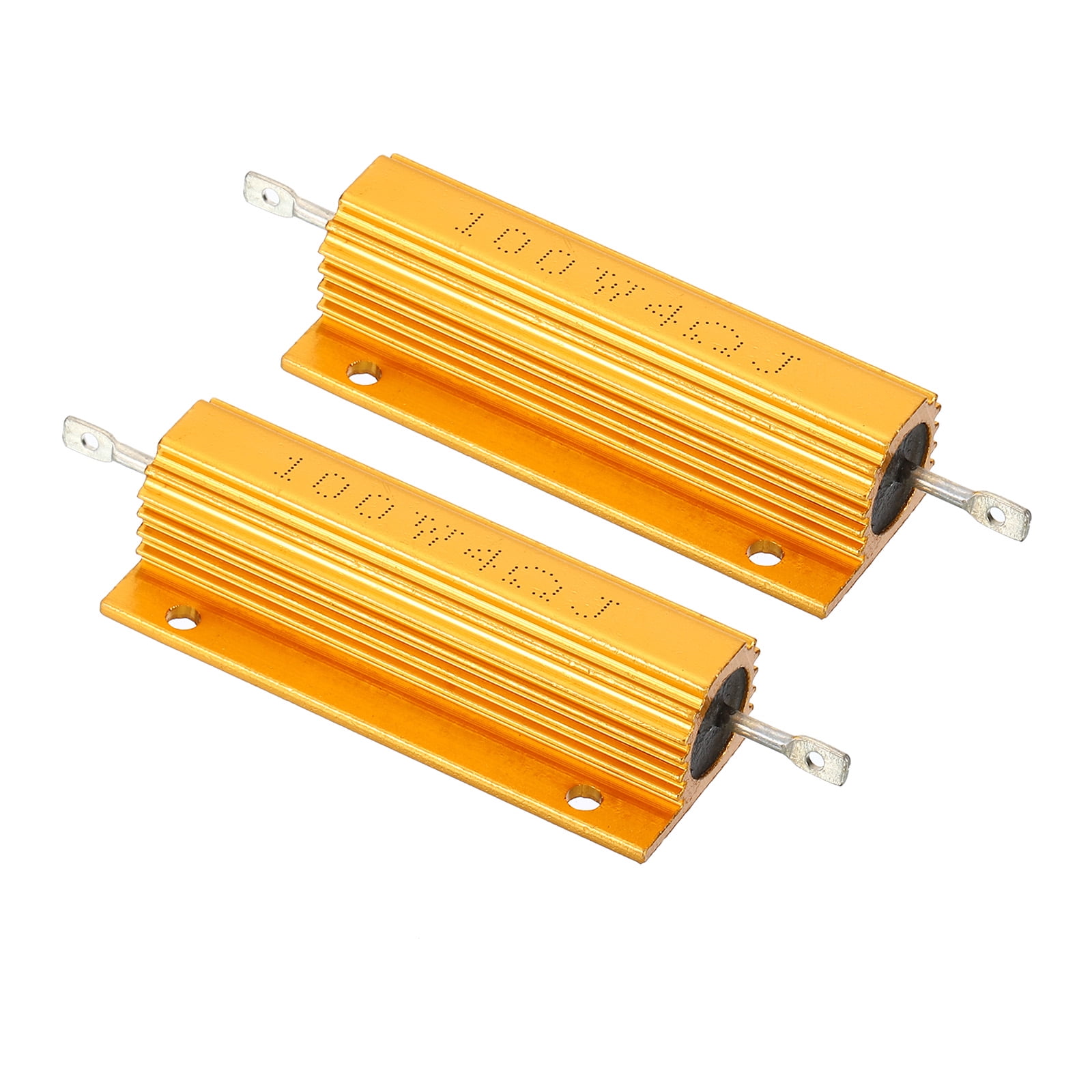 Unique Bargains 100W 4 Ohm Aluminum Shell Resistor Housing Resistor ...