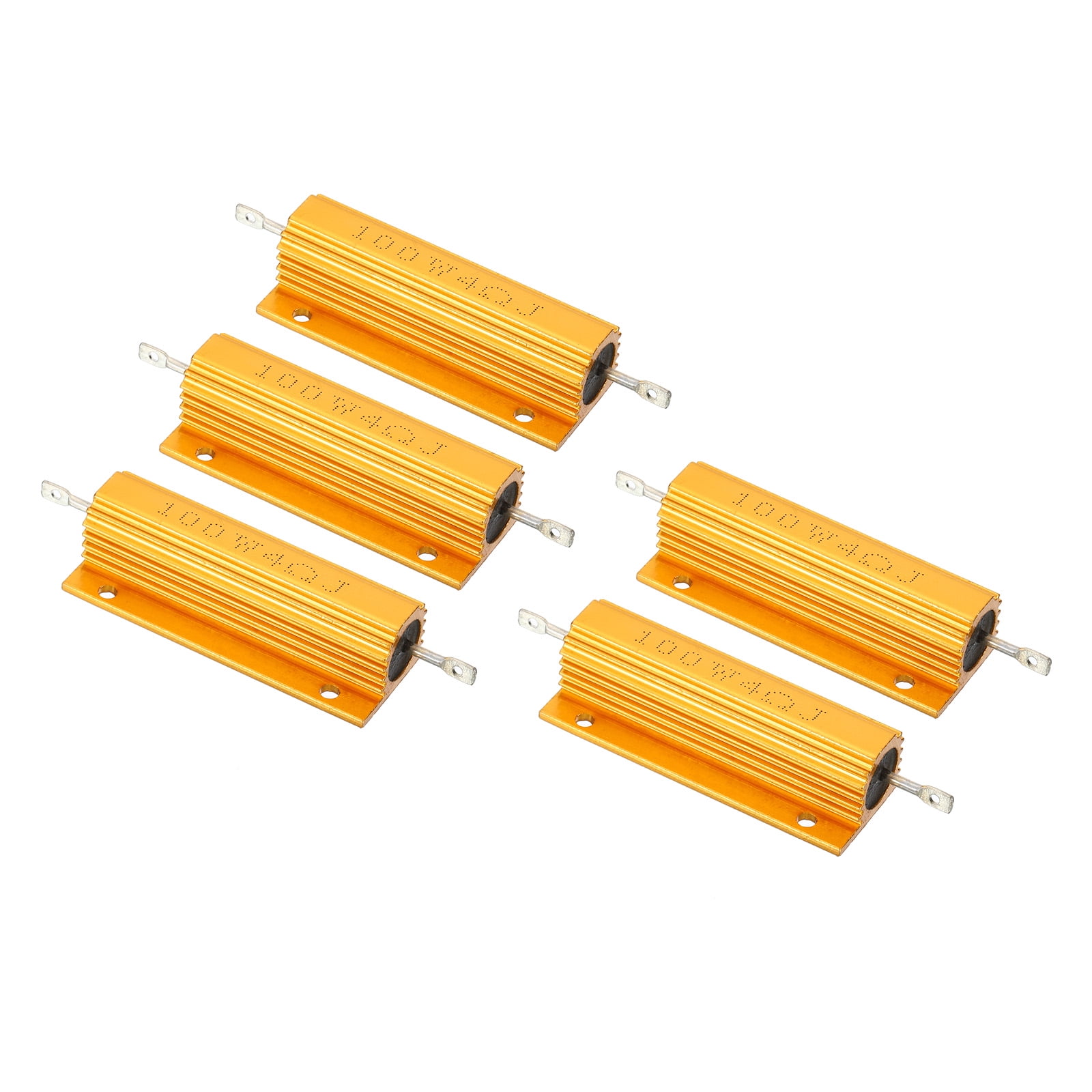 Unique Bargains 100W 4 Ohm Aluminum Shell Resistor Housing Resistor ...