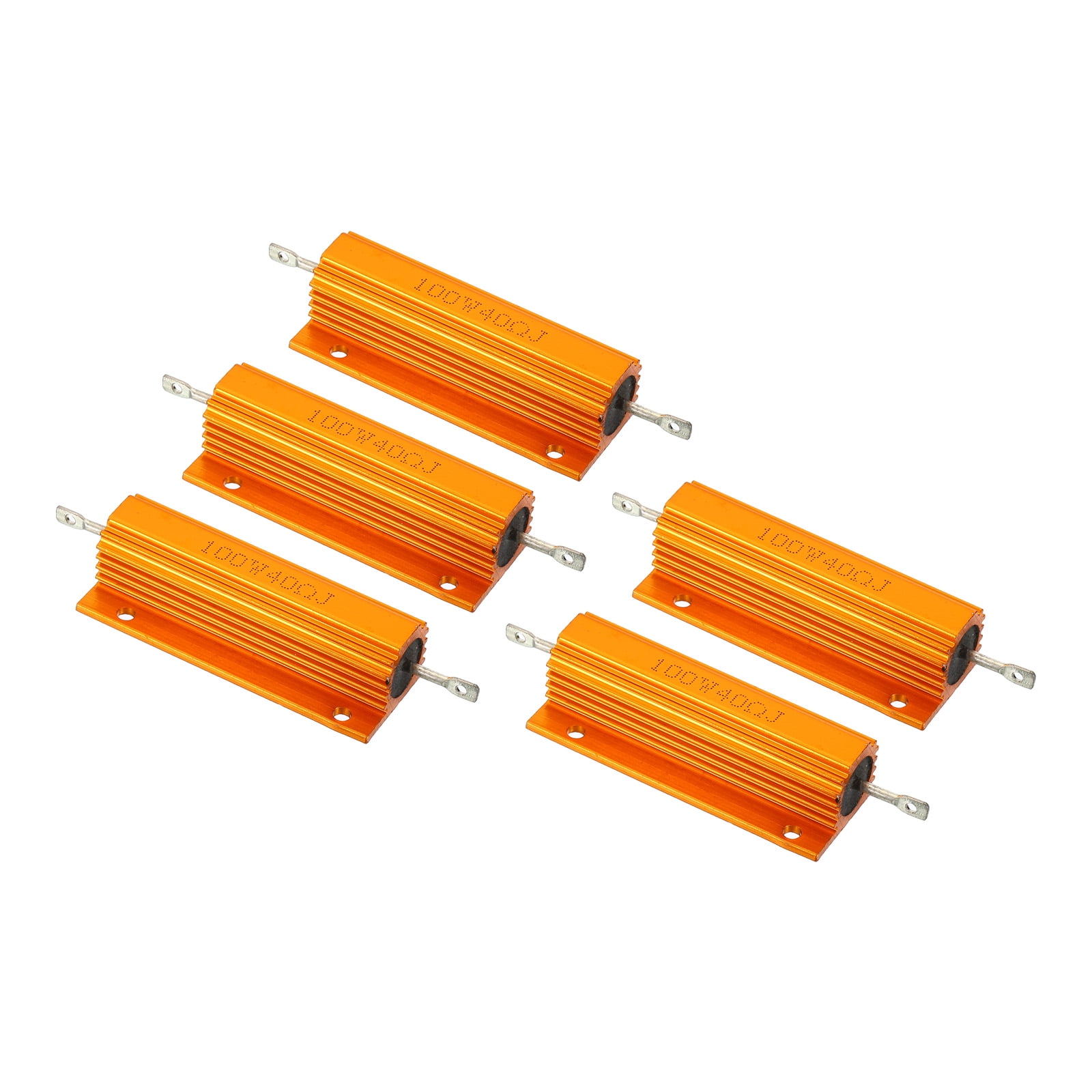 Unique Bargains 100W 40 Ohm Aluminum Shell Resistor Housing Resistor ...
