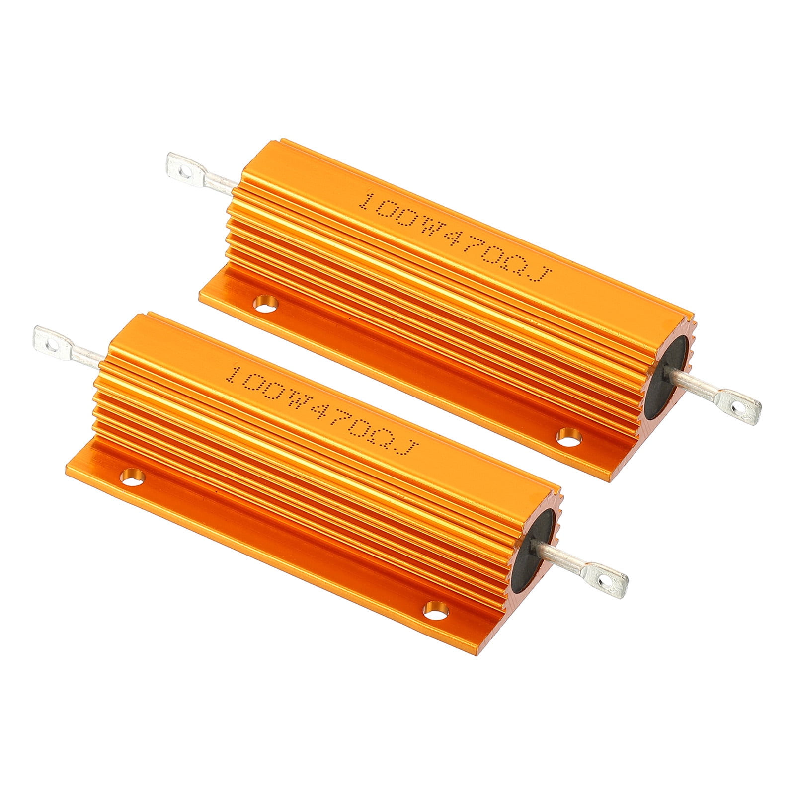 Unique Bargains 100W 470 Ohm Aluminum Shell Resistor Housing Resistor ...