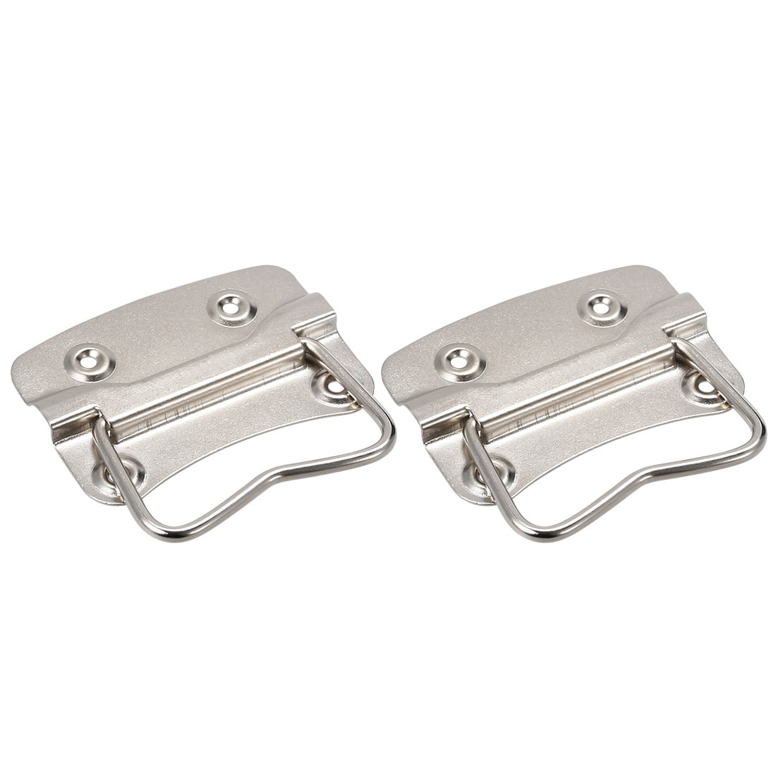 Unique Bargains 100mmx70mm Iron Nickel Plated Toolbox Case Chest Ring ...