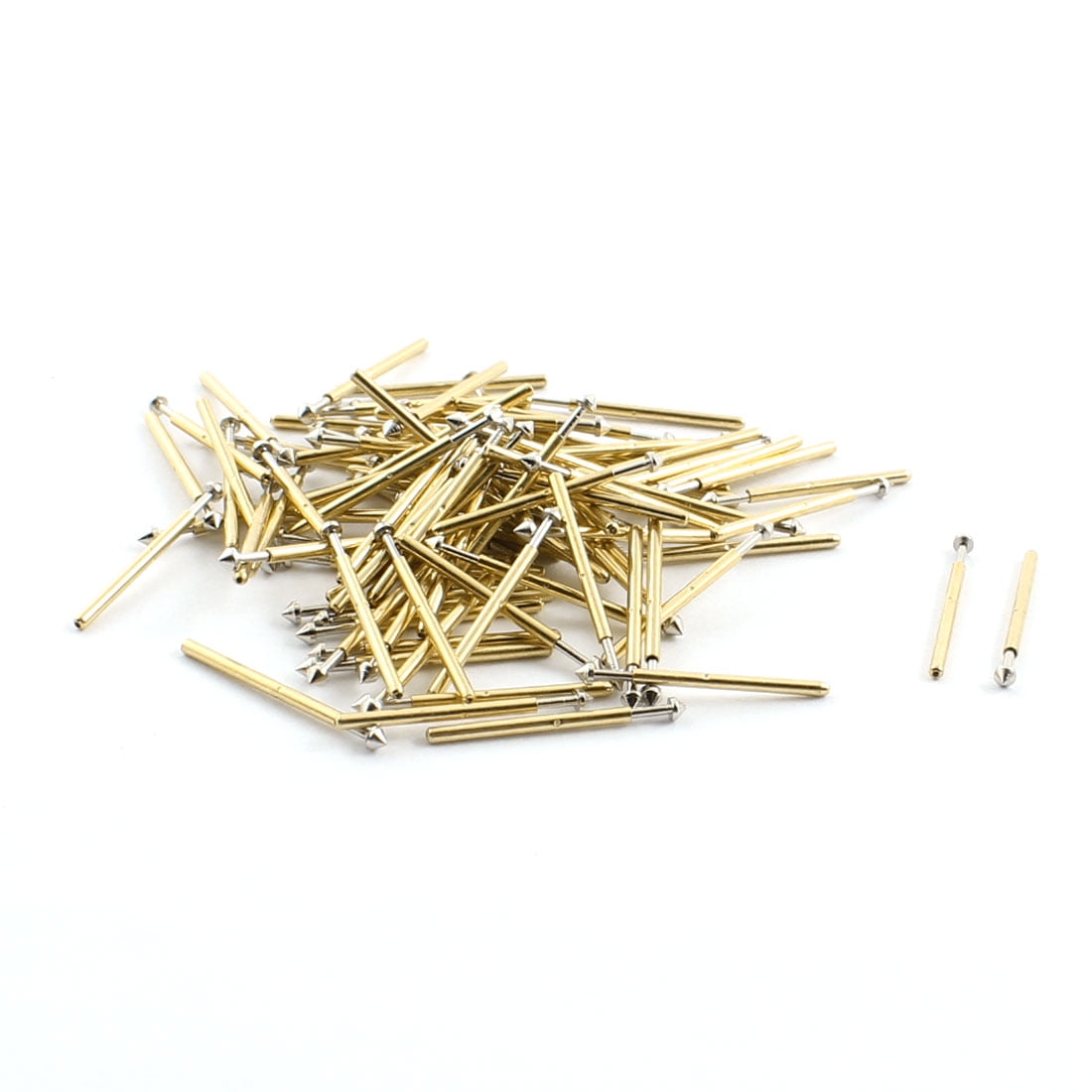 Unique Bargains 100Pcs P75-E3 1.5mm Tip 16.5mm Long Spring Test Probe ...
