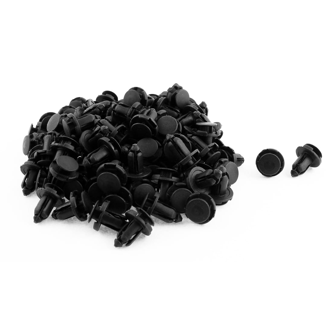 Unique Bargains 100pcs Plastic Rivet Retainer Mudguard Car Bumper Clip ...