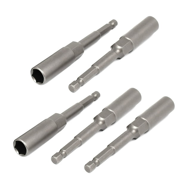 Unique Bargains 102mm Length 7mm Hex Shank 10mm Hexagonal Deep Socket ...