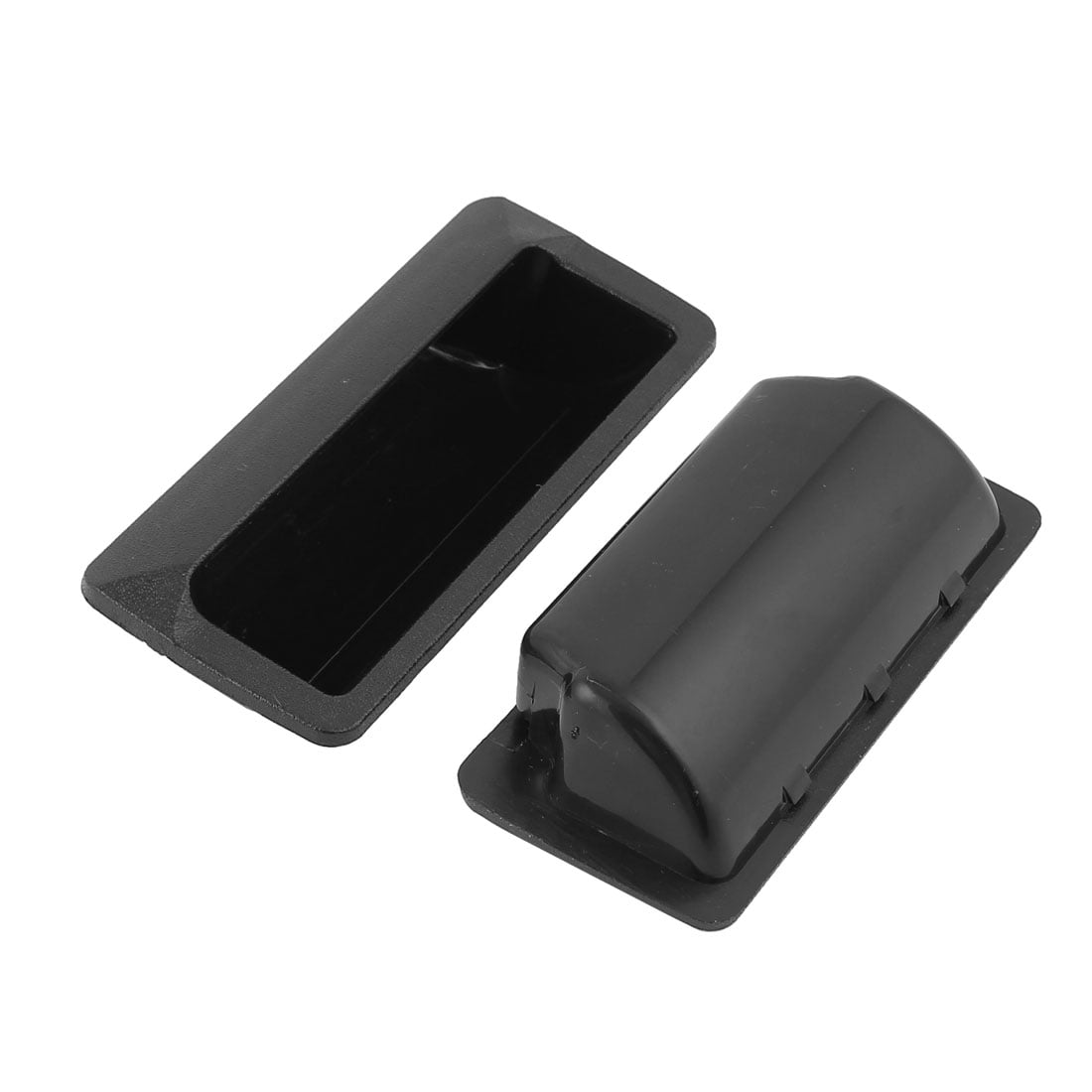 Unique Bargains 108mmx50mm Plastic Rectangle Furniture Door Flush ...
