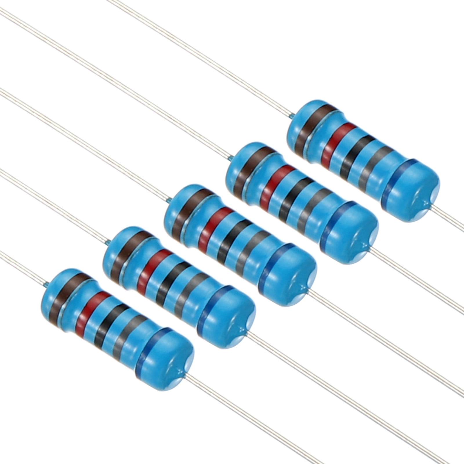 Unique Bargains 10Ohm to 1MOhm Metal Film Resistor Assortment Kit 20 ...