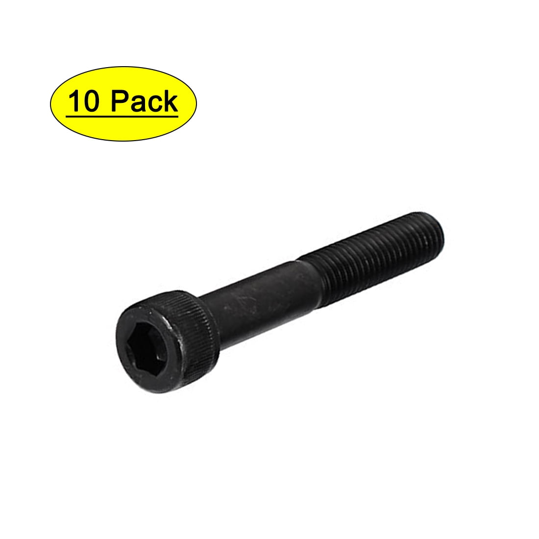 Unique Bargains 10Pcs 1.5mm Pitch M10 x 65mm Hex Socket Key Cap Head ...