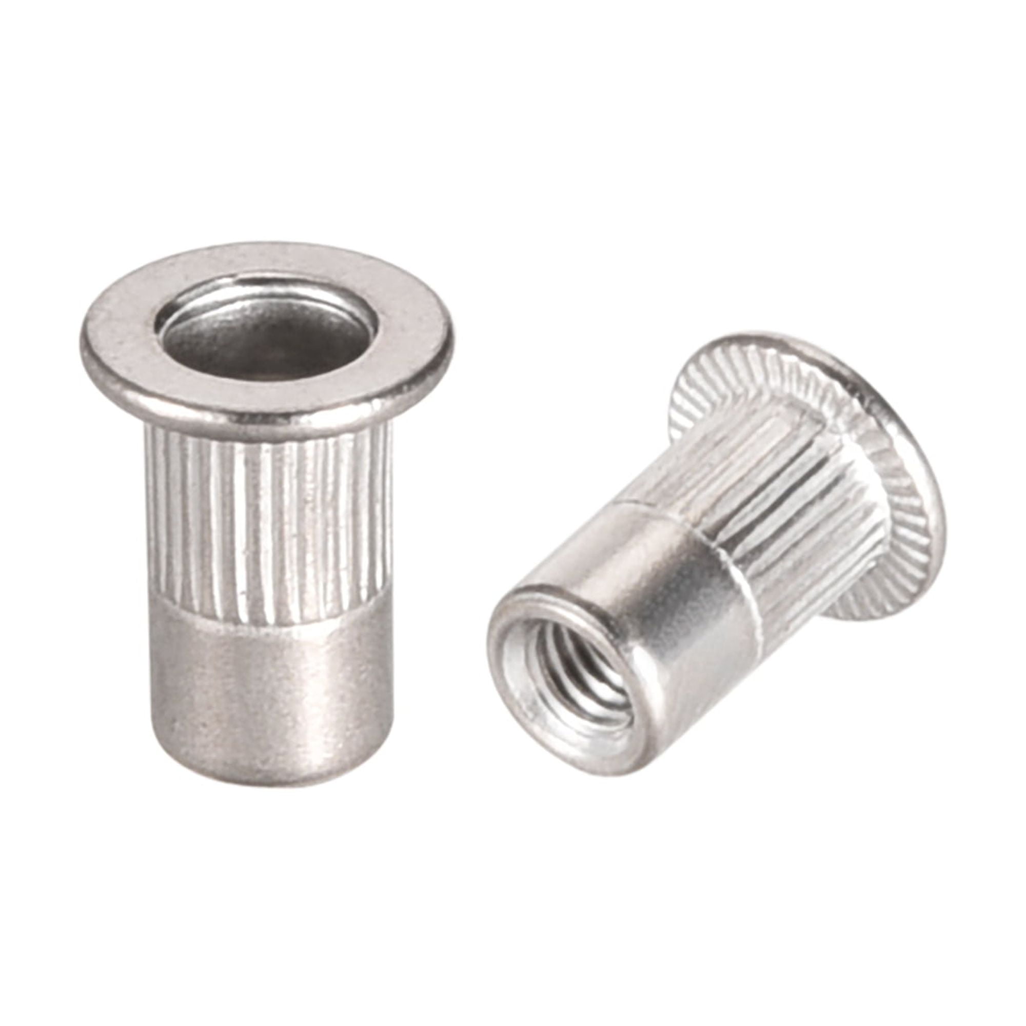 Unique Bargains 10Pcs M3 304 Stainless Steel Rivet Nuts Flat Head ...