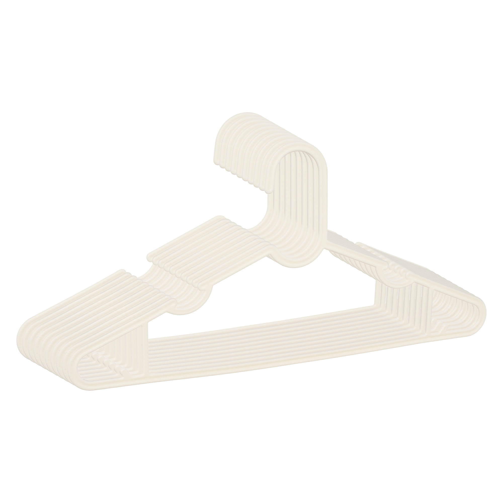 Unique Bargains 10Pcs Plastic Nonslip Slim Hangers With Pinch Clips ...