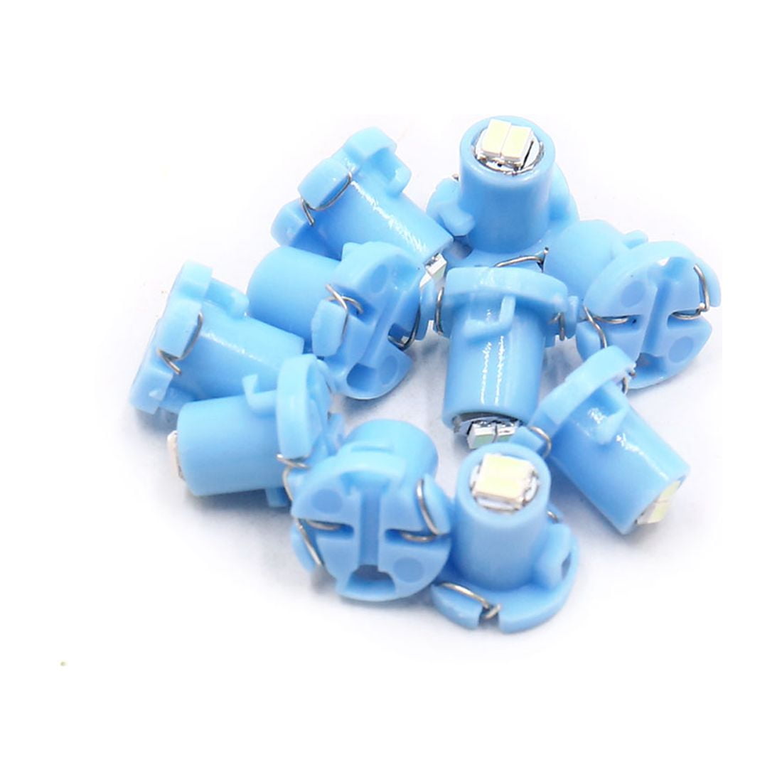 Unique Bargains 10Pcs T4.2 3014 2- Ice Blue Dashboard Gauge Light Bulb ...