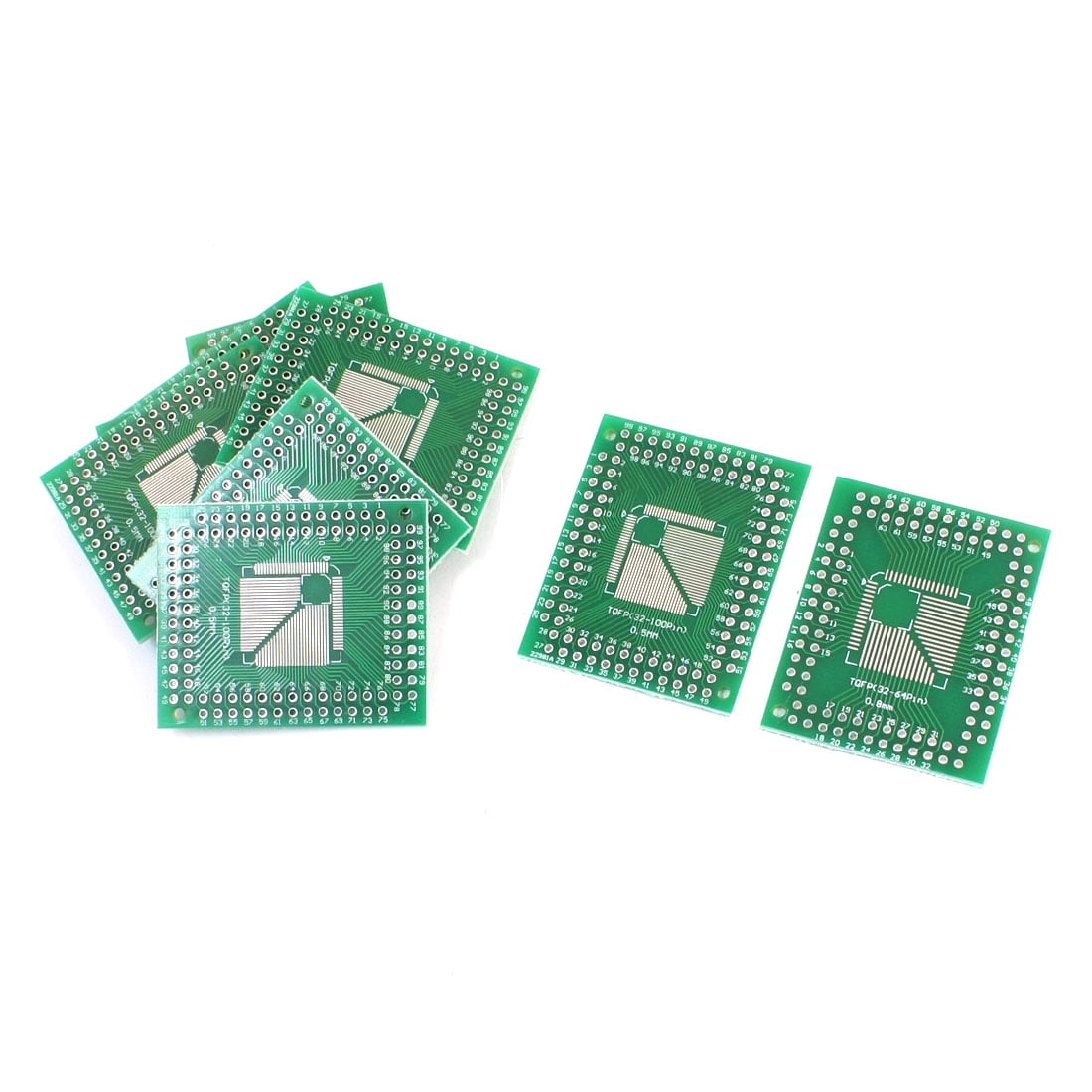 Unique Bargains 10Pcs TQFP32 44 48 64 84 100 to DIP 0.5/0.8mm IC PCB ...