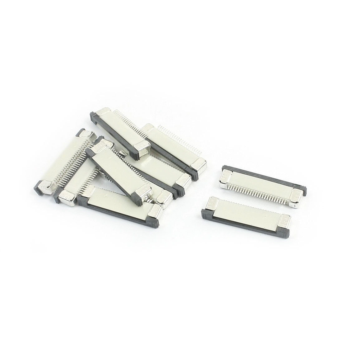 Unique Bargains 10pcs 0.5mm Pitch 24-Pin FFC FPC Flat Socket Ribbon ...