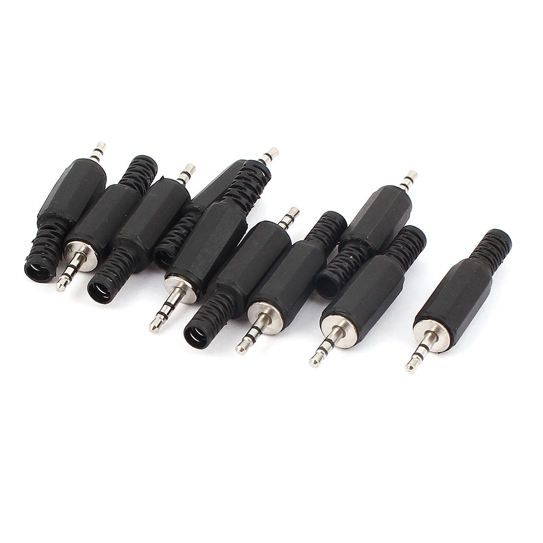 Unique Bargains 10pcs 2.5mm Stereo Male Plug Jack DIY Solder Audio ...