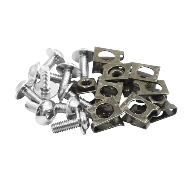 Unique Bargains 10pcs M6 U-Type Rivets Motorcycle Fasteners Clips with ...