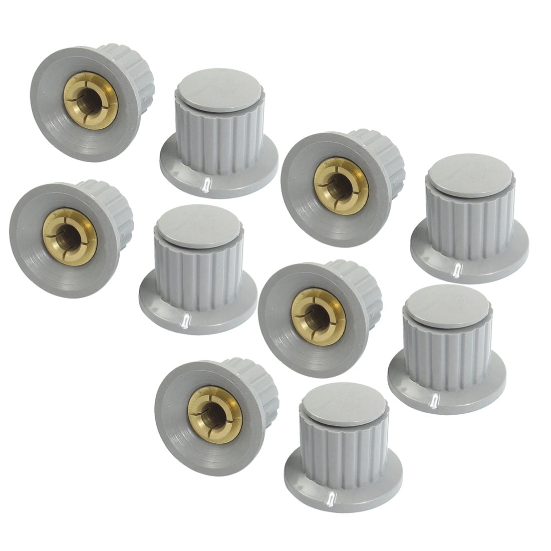 Unique Bargains 10pcs Volume Control 6mm Split Shaft Diameter ...