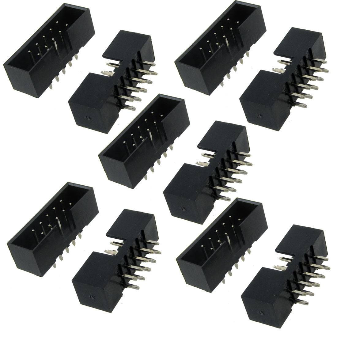 Unique Bargains 10x 2mm Pitch 2x5 Pin Stright IDC Box Connector Headers ...